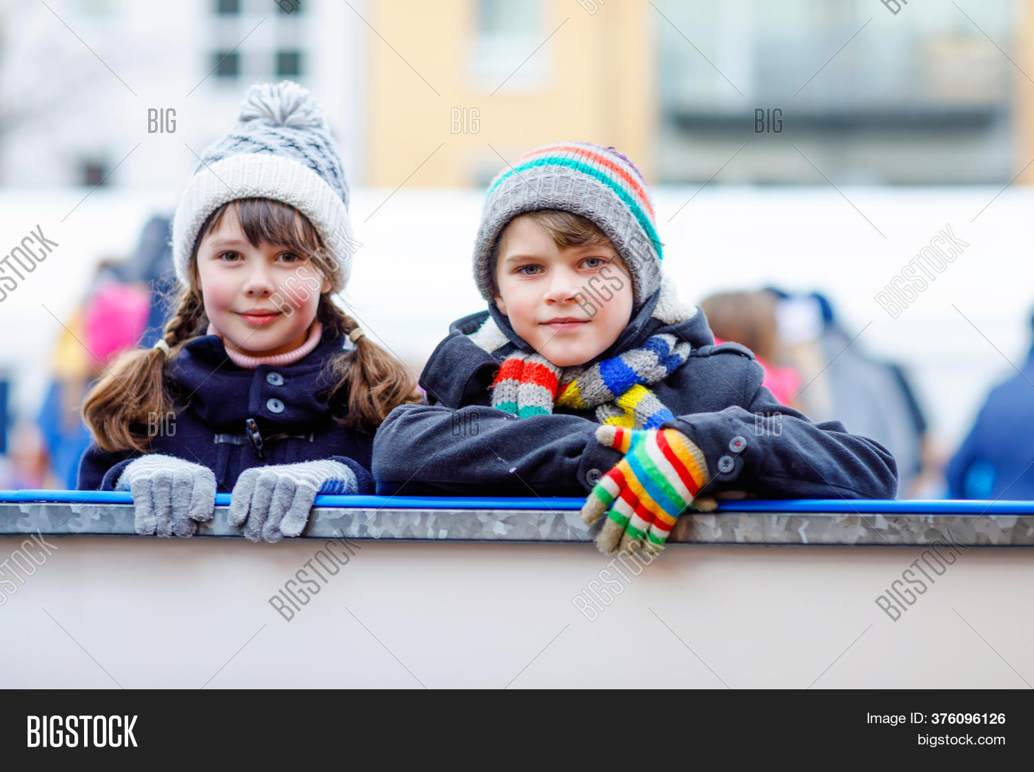 Two Happy Little Kids Image & Photo (Free Trial) | Bigstock