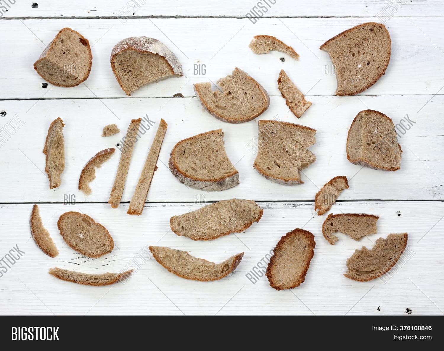 Dry Bread On White Image & Photo (Free Trial) | Bigstock