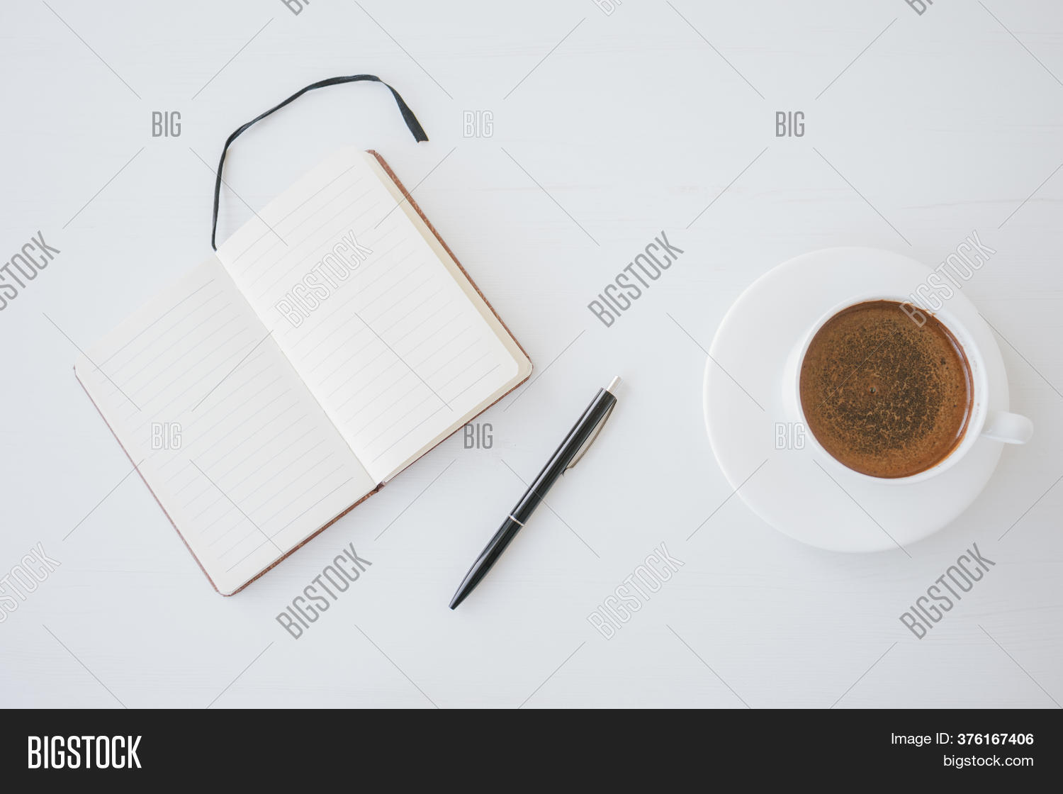 Cup Coffee, Notebook Image & Photo (Free Trial) | Bigstock