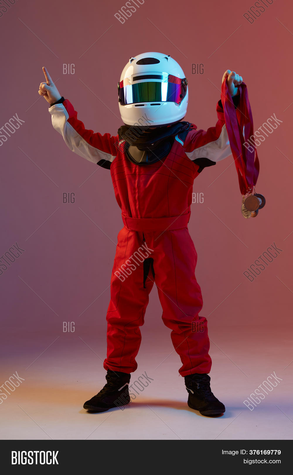 Cool Boy Child Racer Image & Photo (Free Trial) | Bigstock