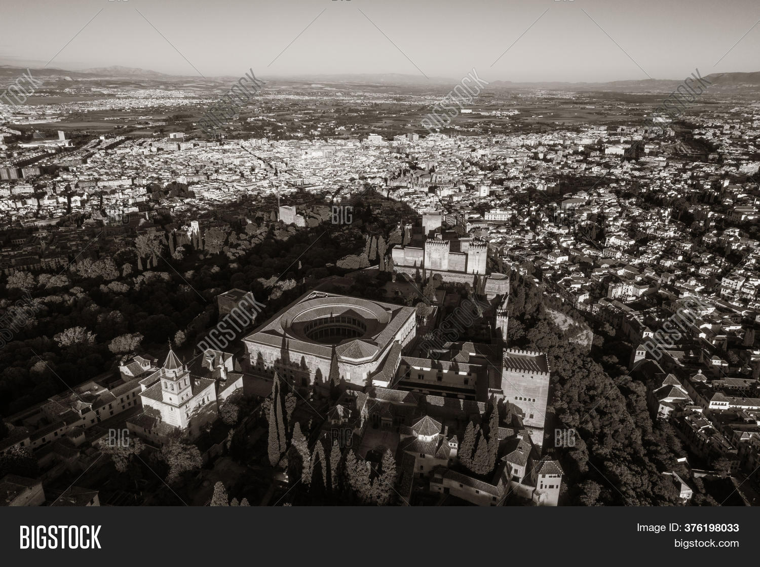 Alhambra Aerial View Image & Photo (Free Trial) | Bigstock
