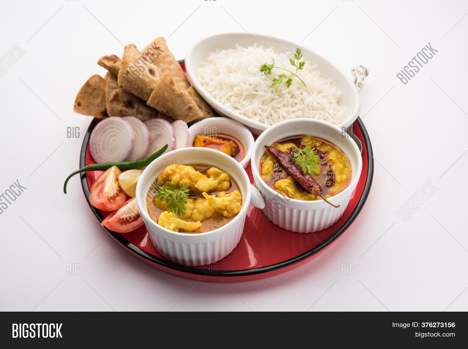 Indian Food Platter Image & Photo (Free Trial) | Bigstock