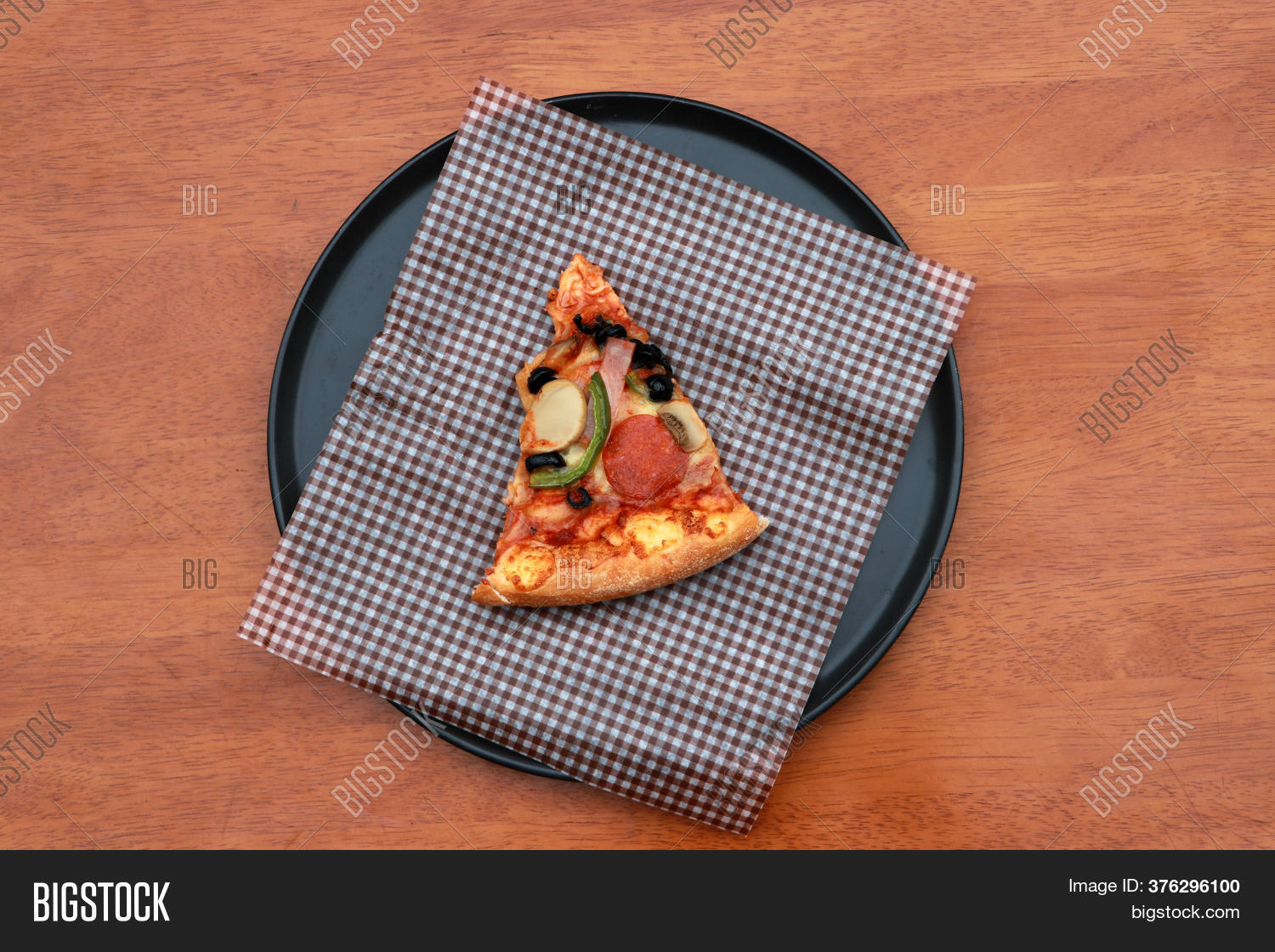 Piece Triangle Pizza Image & Photo (Free Trial) | Bigstock