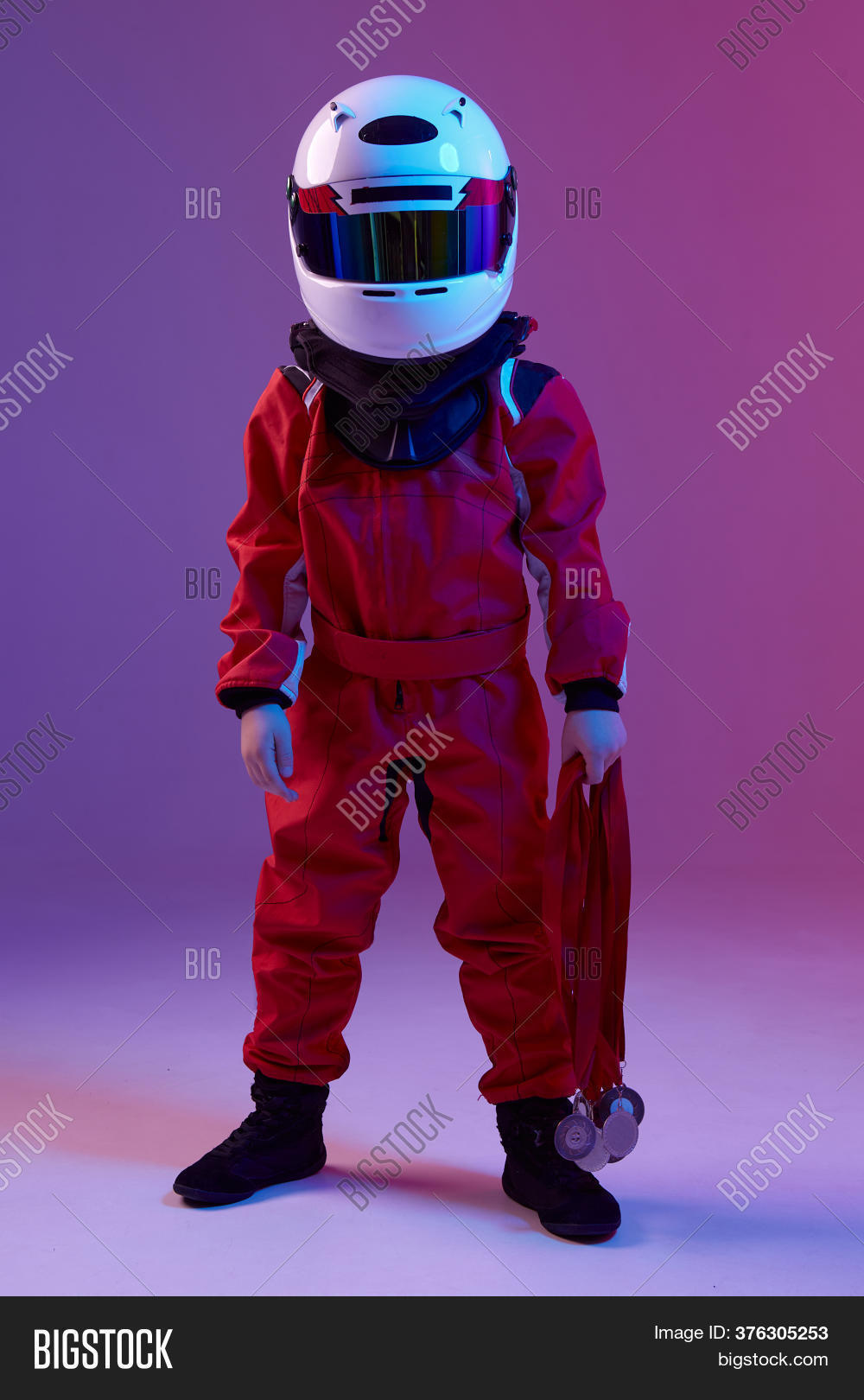 Cool Boy Child Racer Image & Photo (Free Trial) | Bigstock
