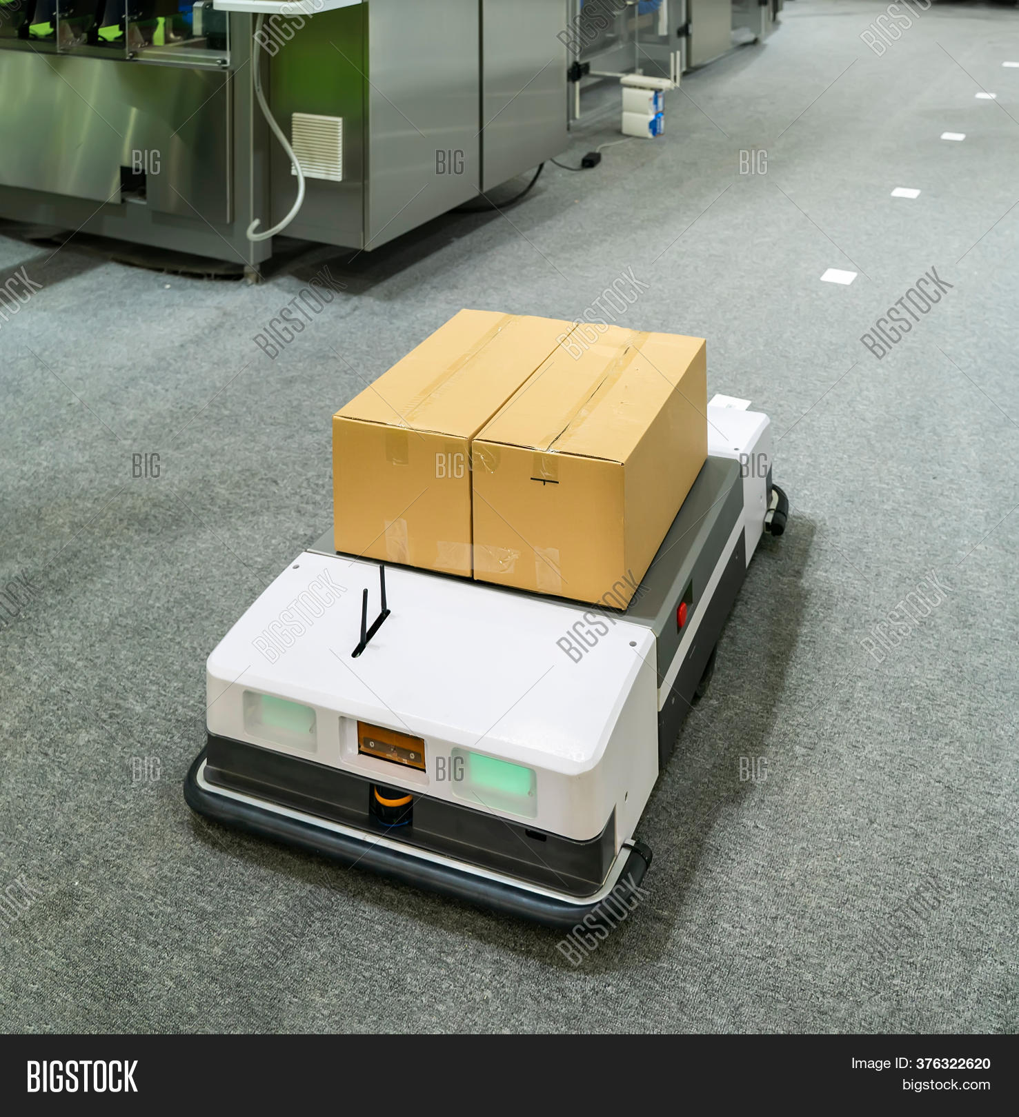 Warehouse Robot Car Image & Photo (Free Trial) | Bigstock