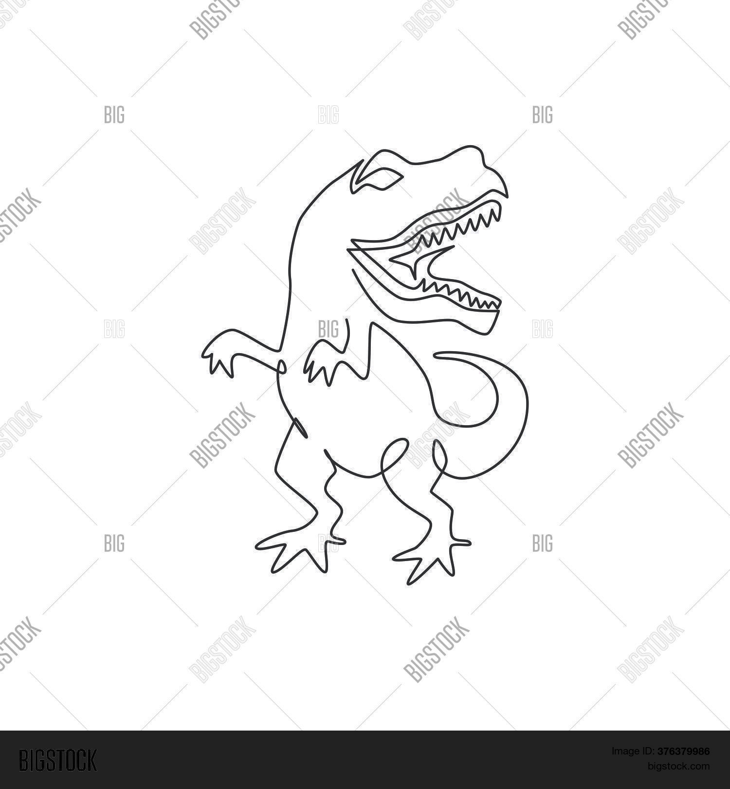 One Single Line Vector & Photo (Free Trial) | Bigstock