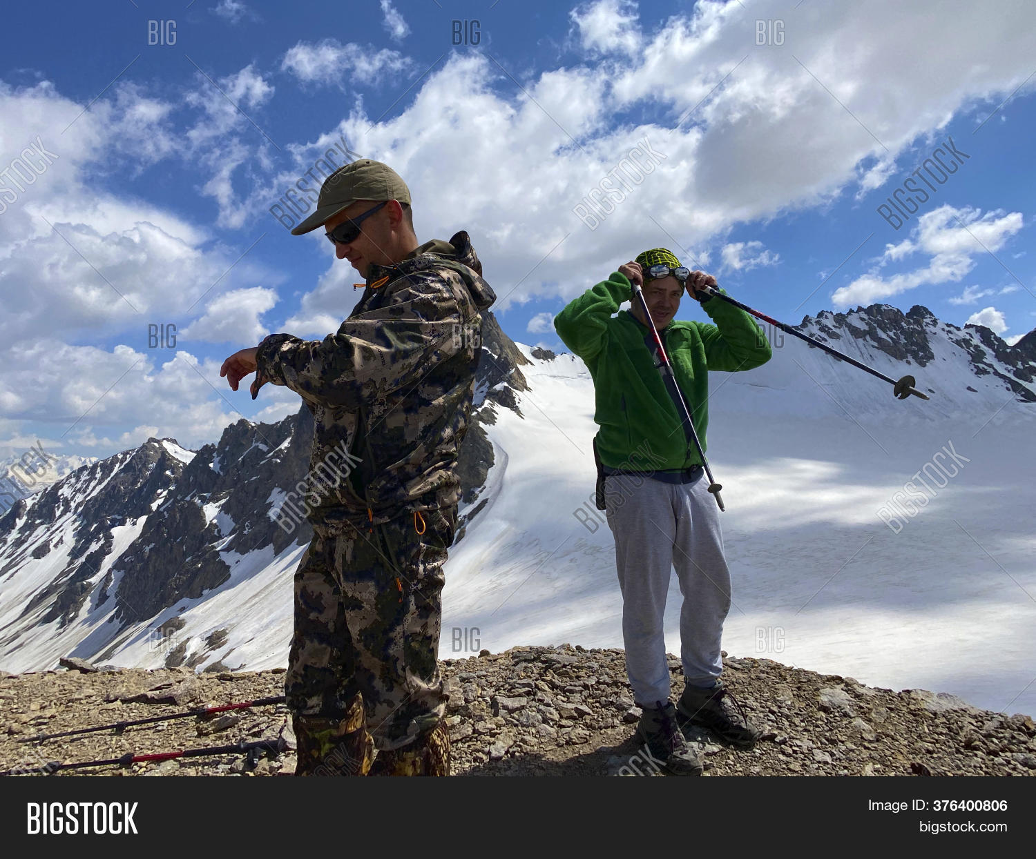 Two Climbers Stand On Image & Photo (Free Trial) | Bigstock