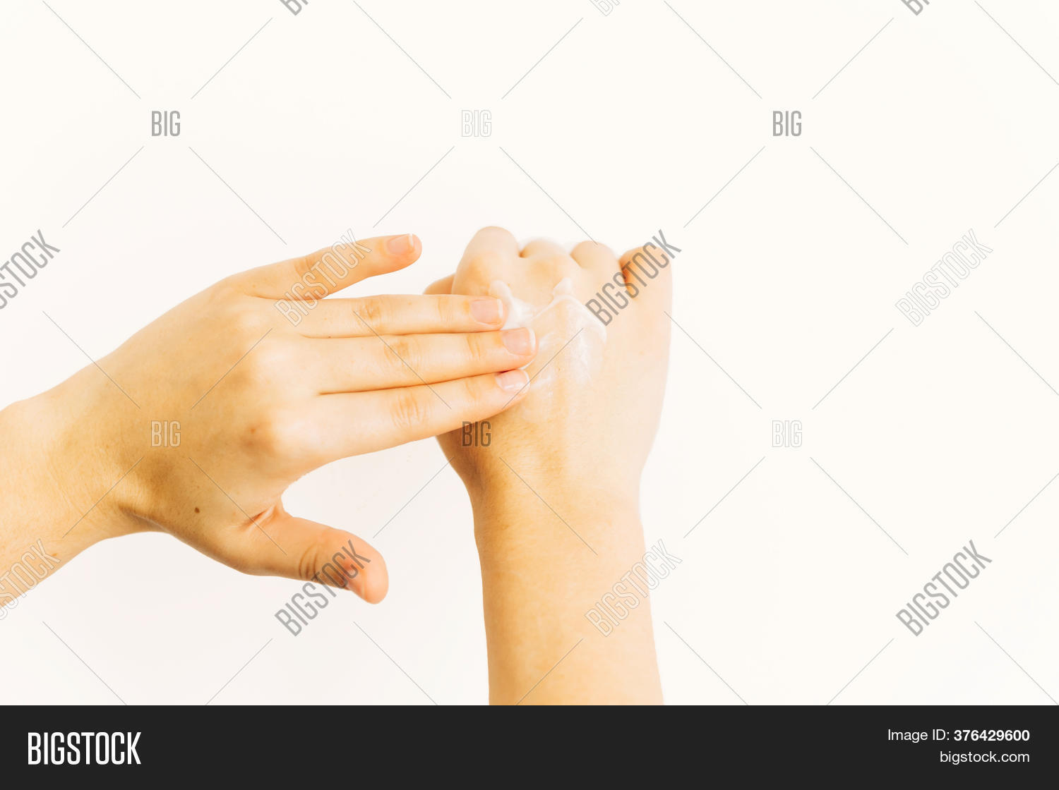 Hand Applying Image & Photo (Free Trial) | Bigstock