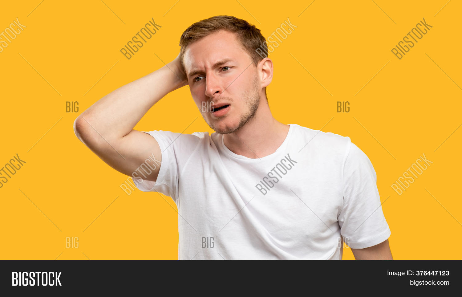 Troubled Man Portrait Image & Photo (Free Trial) | Bigstock