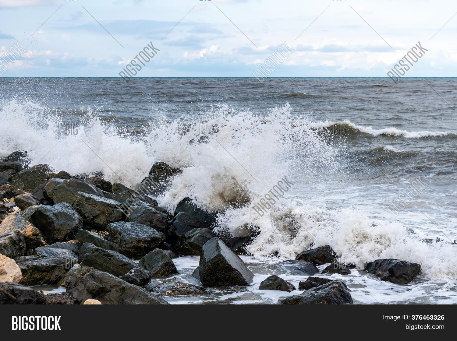 Big Stormy Waves On Image & Photo (Free Trial) | Bigstock