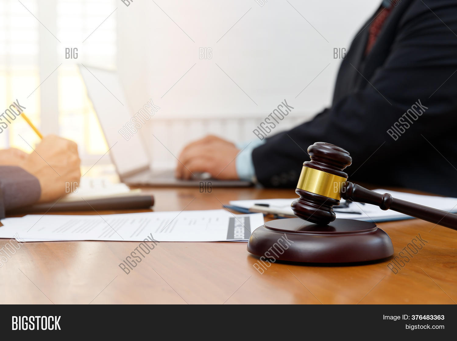 Wooden Gavel On Table Image & Photo (Free Trial) | Bigstock