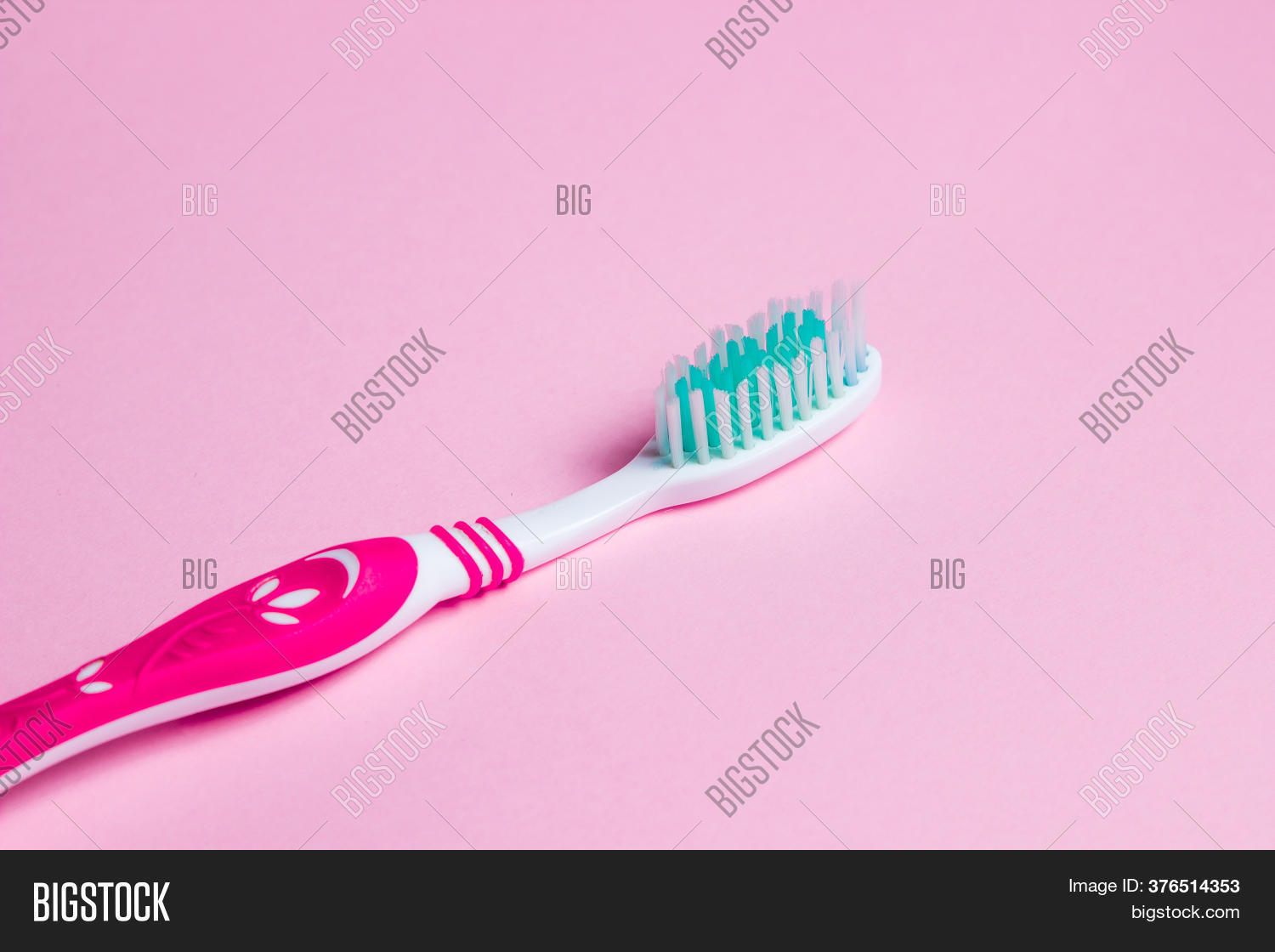 Toothbrush On Pink Image & Photo (Free Trial) | Bigstock