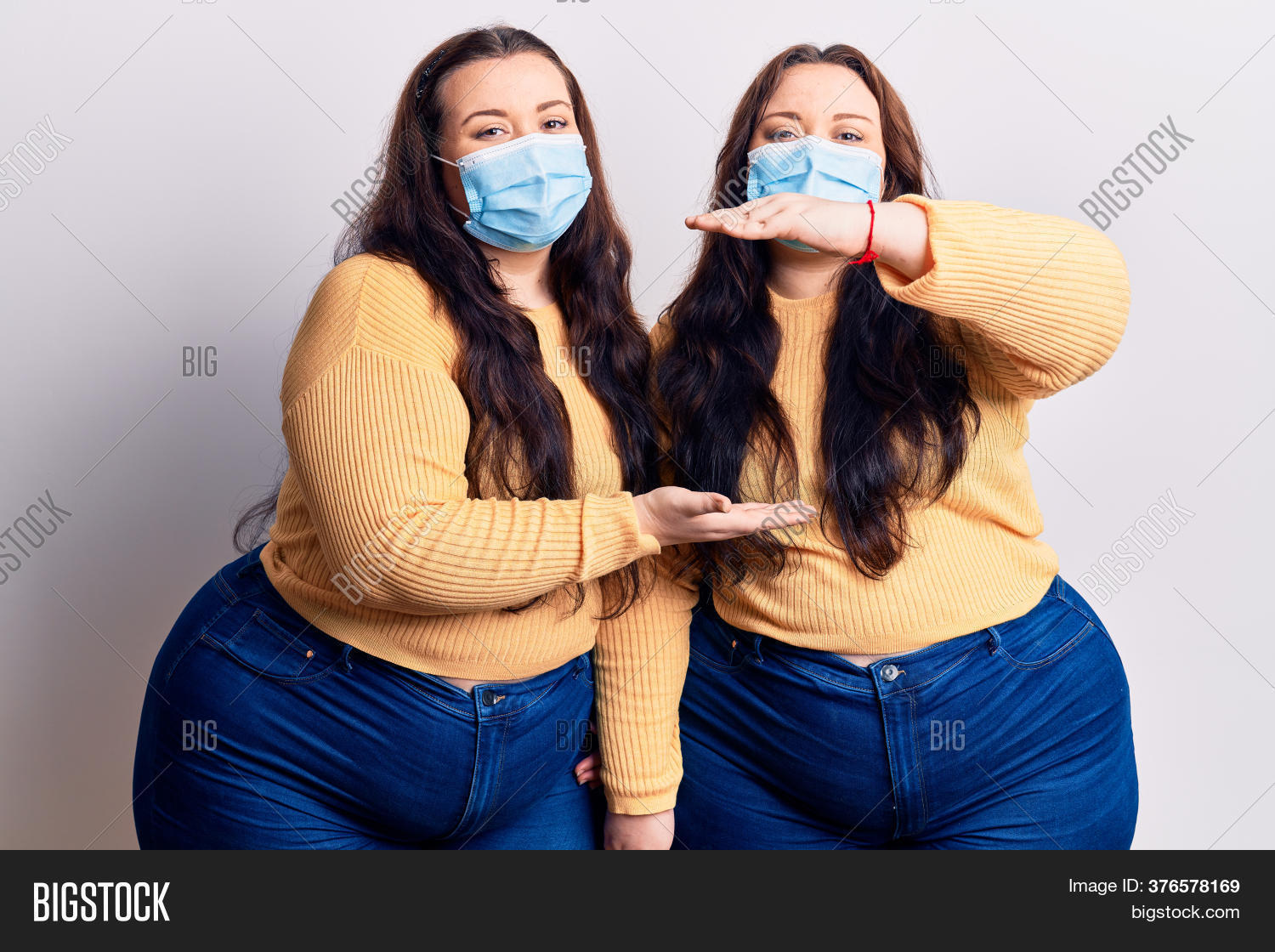 Young Plus Size Twins Image & Photo (Free Trial) | Bigstock