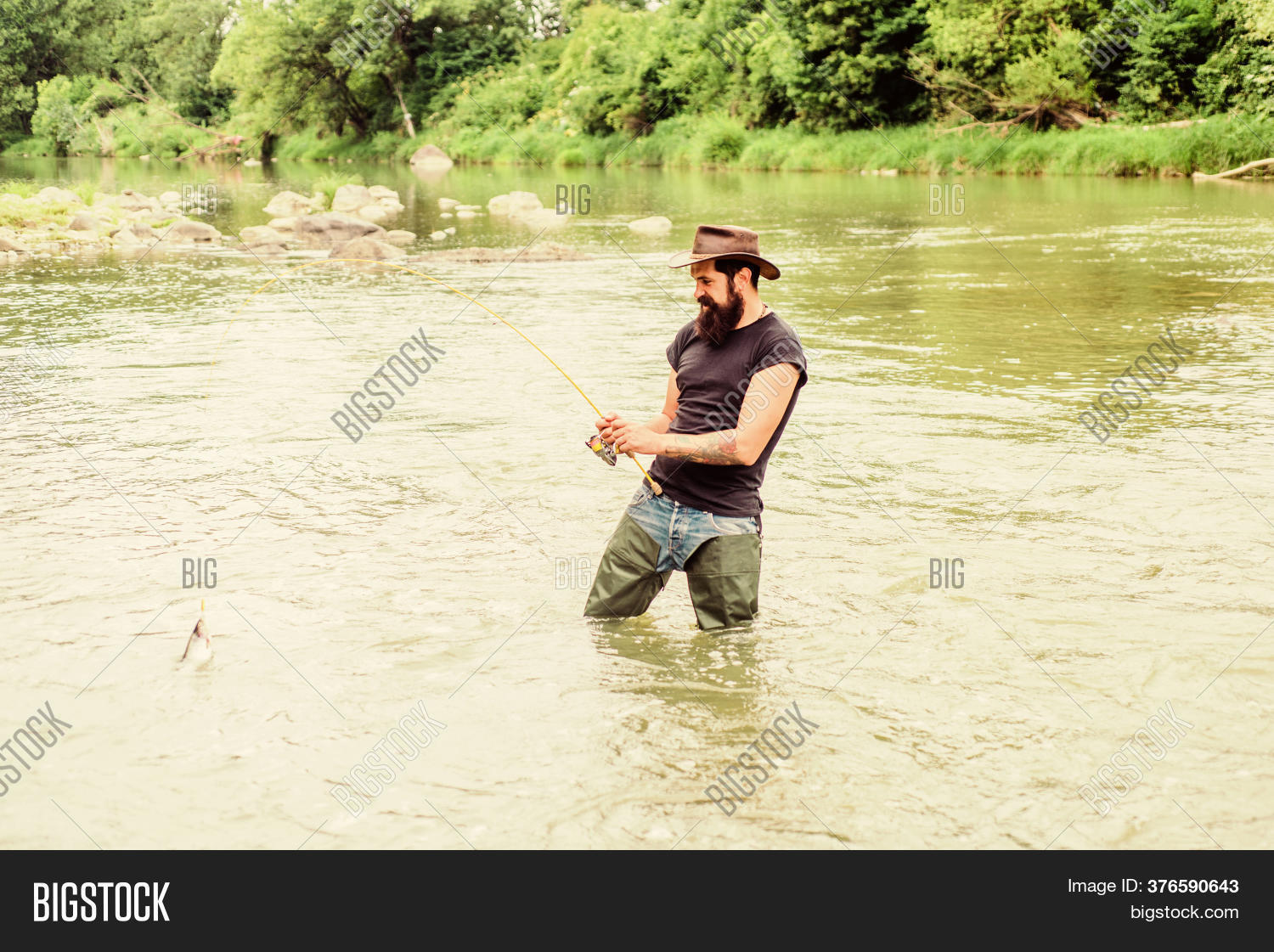 Fun Fishing Catching. Image & Photo (Free Trial) | Bigstock