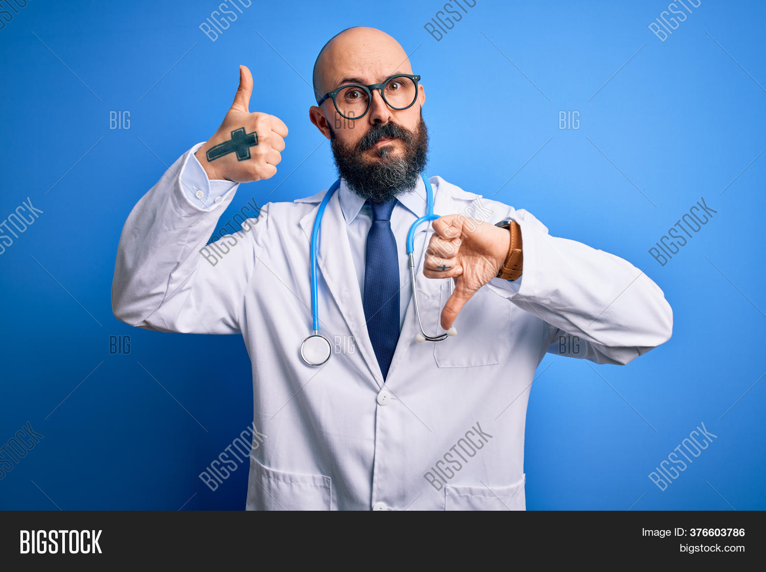 Handsome Bald Doctor Image & Photo (Free Trial) | Bigstock