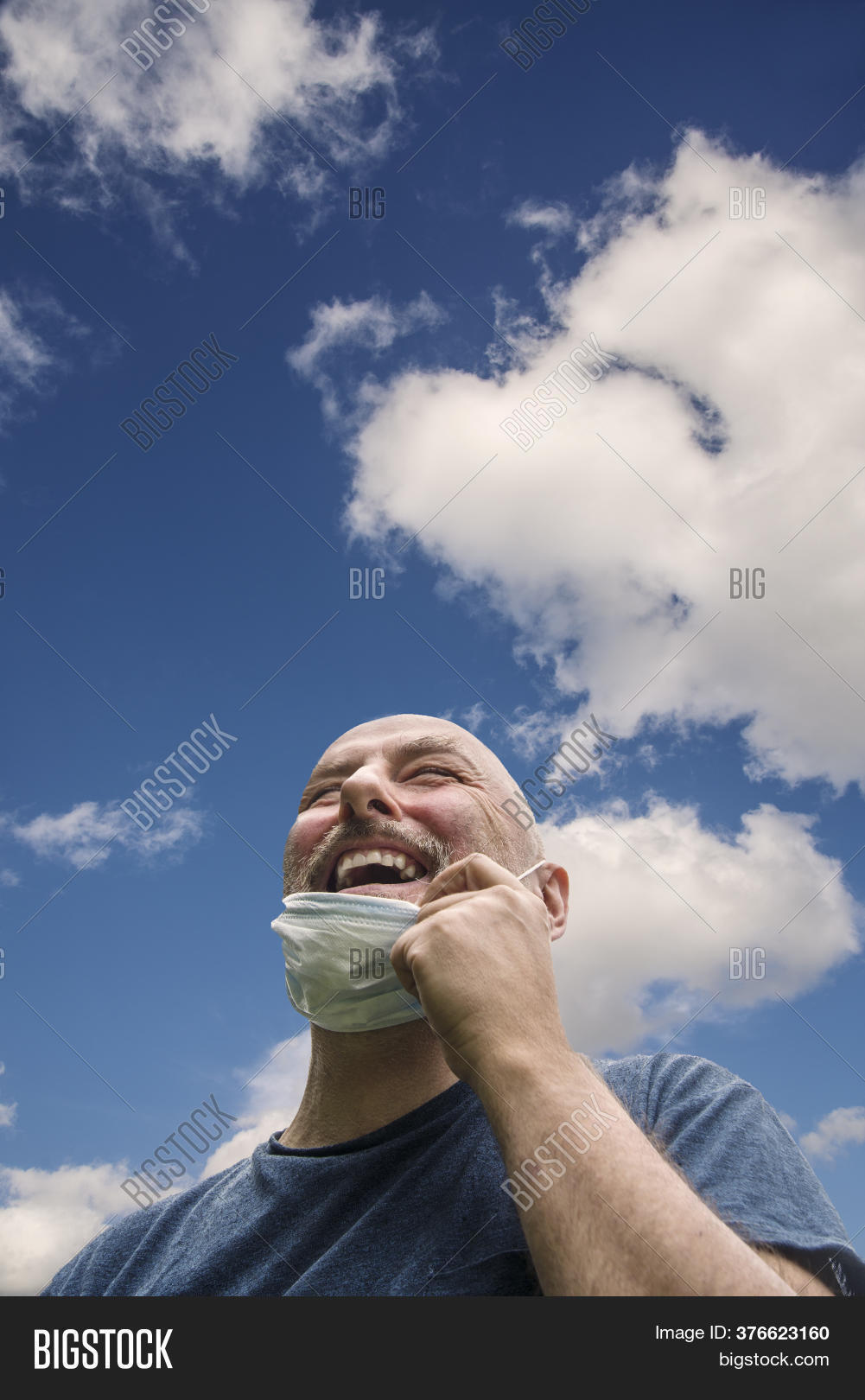 Happy Man Removing His Image & Photo (Free Trial) | Bigstock