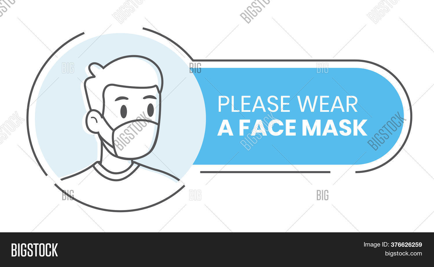 Please Wear Face Mask Image & Photo (Free Trial) | Bigstock
