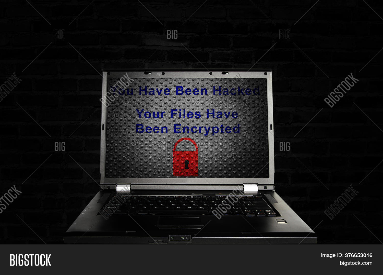 Laptop Hacker Message Image & Photo (Free Trial) | Bigstock