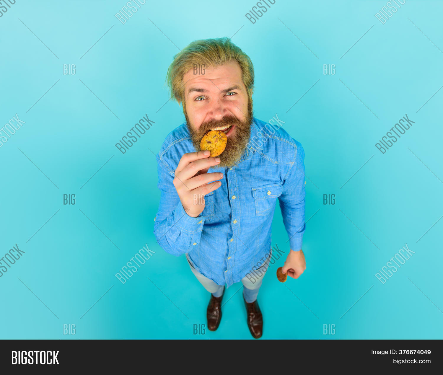 Bearded Man Cookie. Image & Photo (Free Trial) | Bigstock