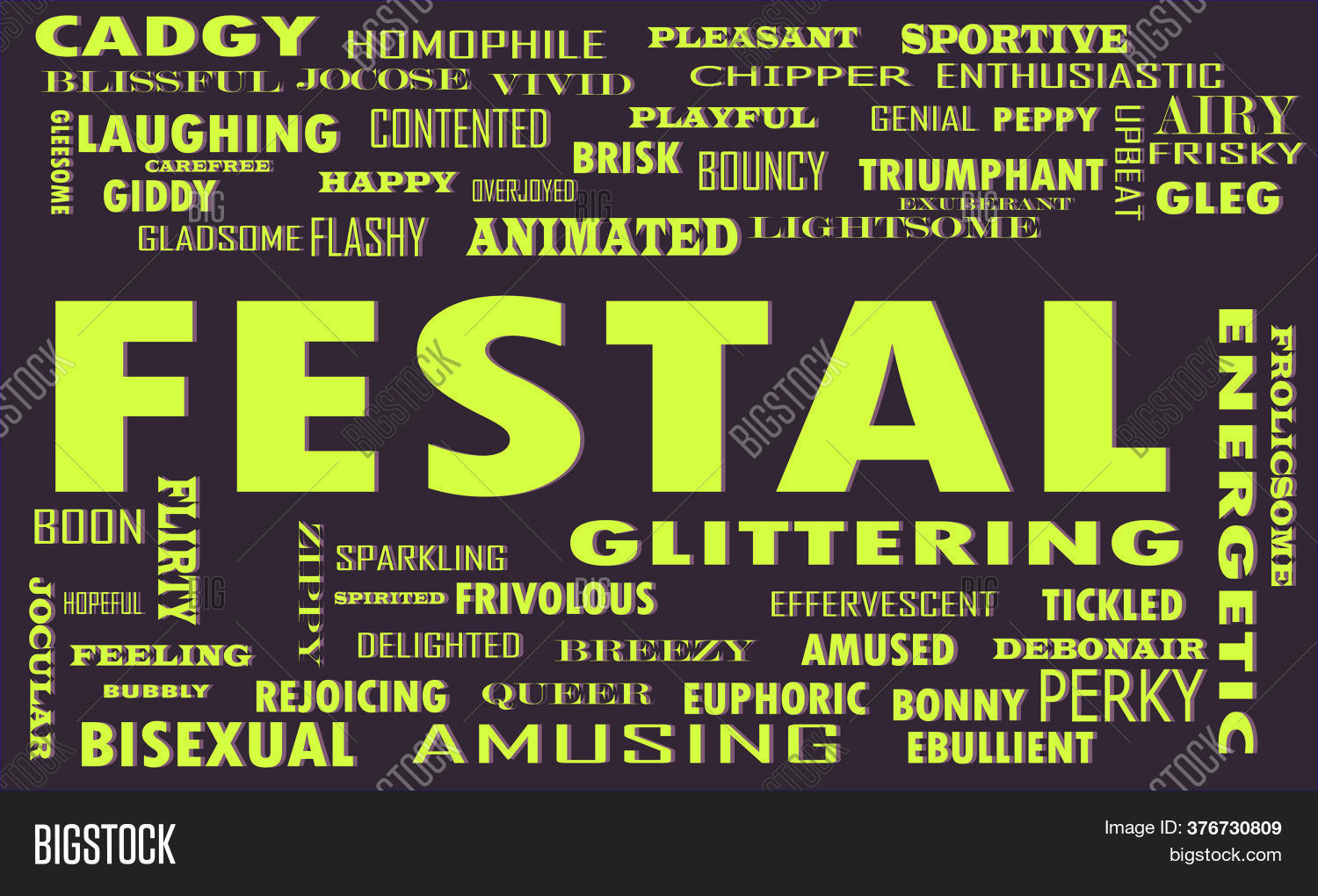 Festal Word Which Vector & Photo (Free Trial) | Bigstock