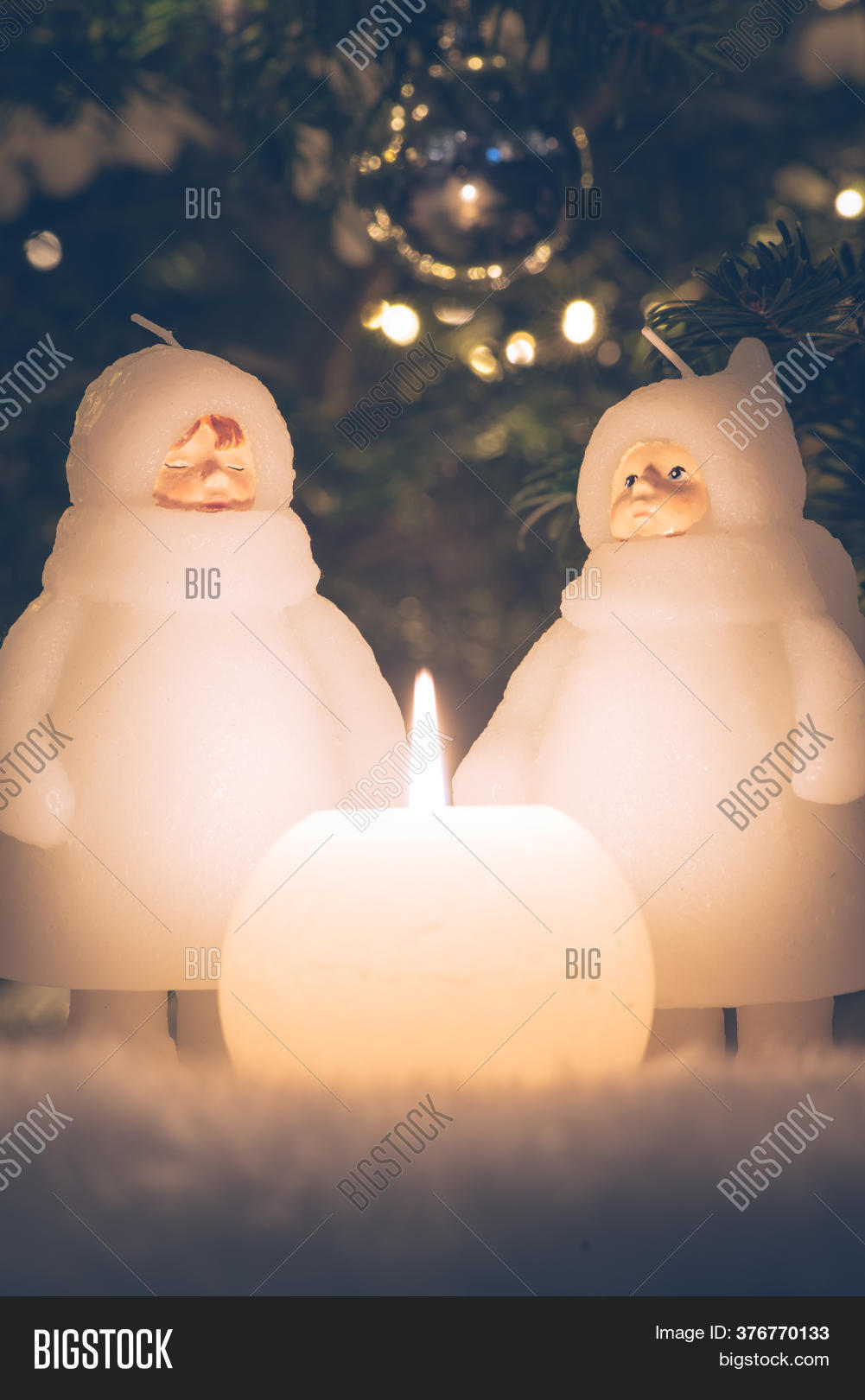 Christmas Child Candle Image & Photo (Free Trial) | Bigstock