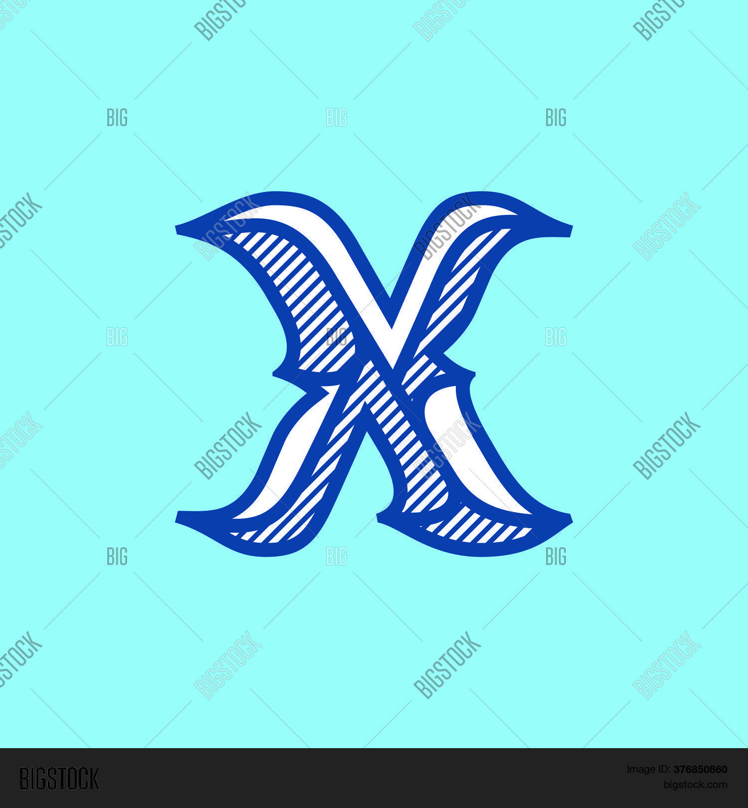 Decorative Vintage X Vector & Photo (Free Trial) | Bigstock