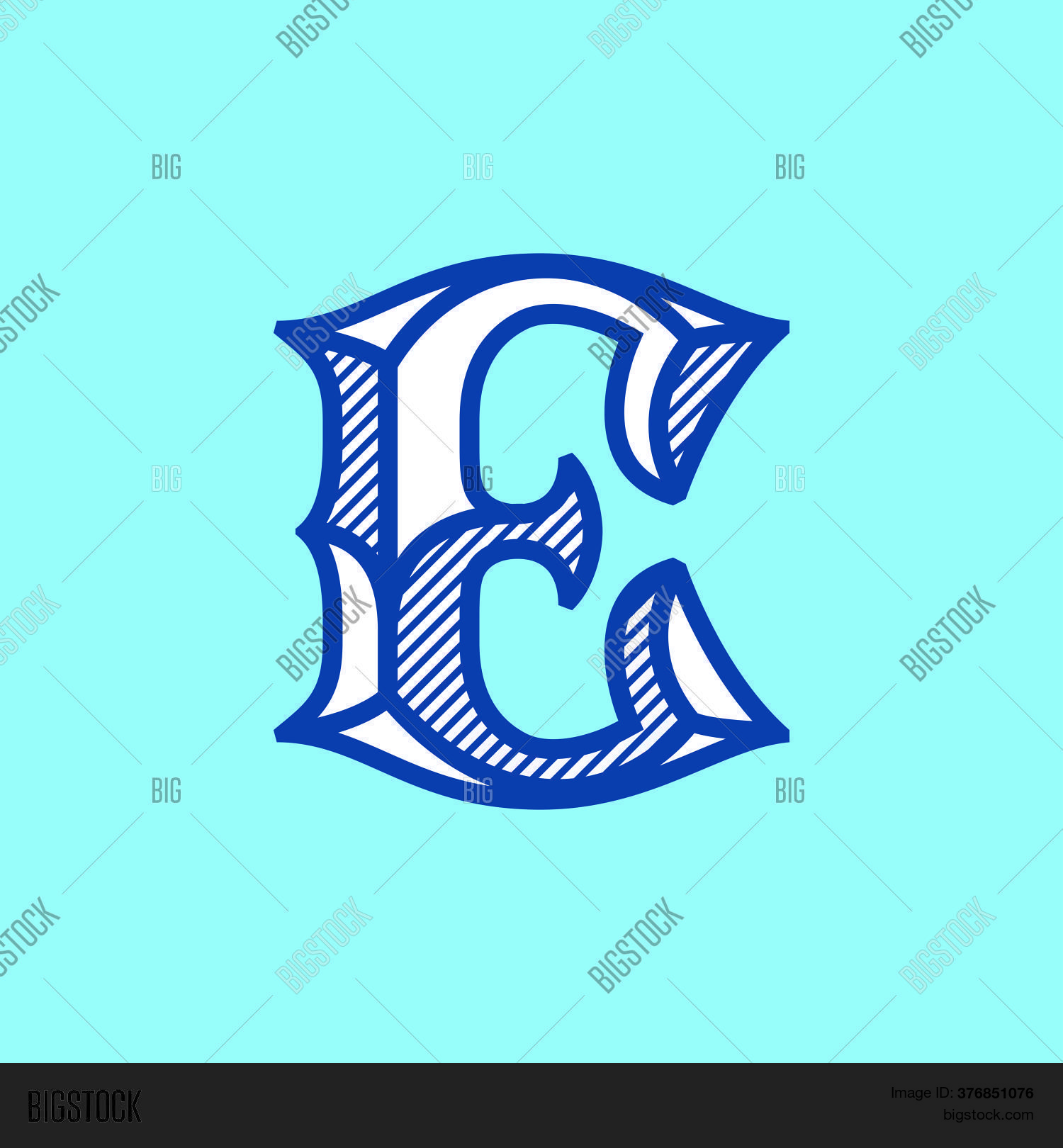 Decorative Vintage E Vector & Photo (Free Trial) | Bigstock