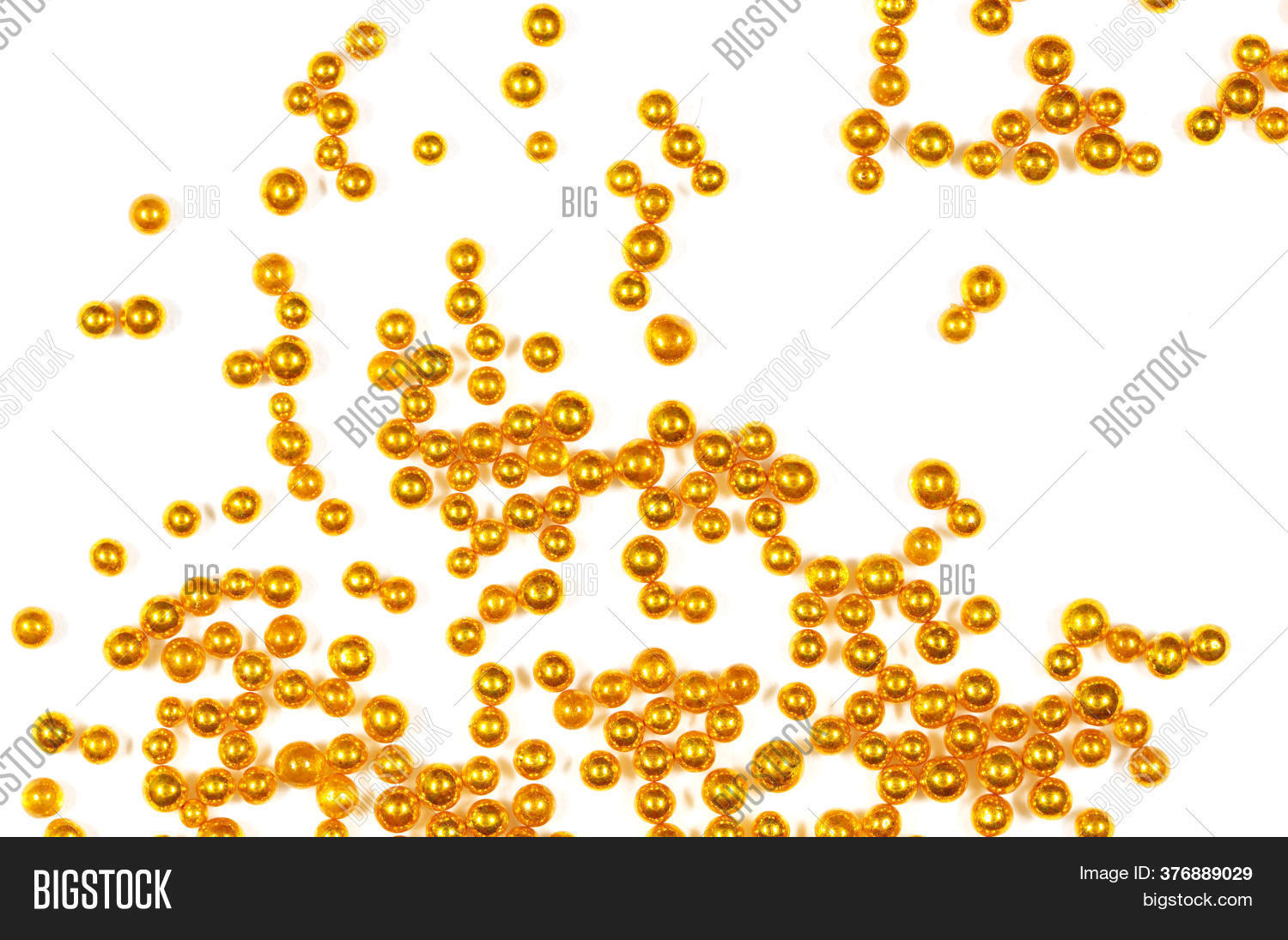 Small Balls Gold On Image & Photo (Free Trial) | Bigstock