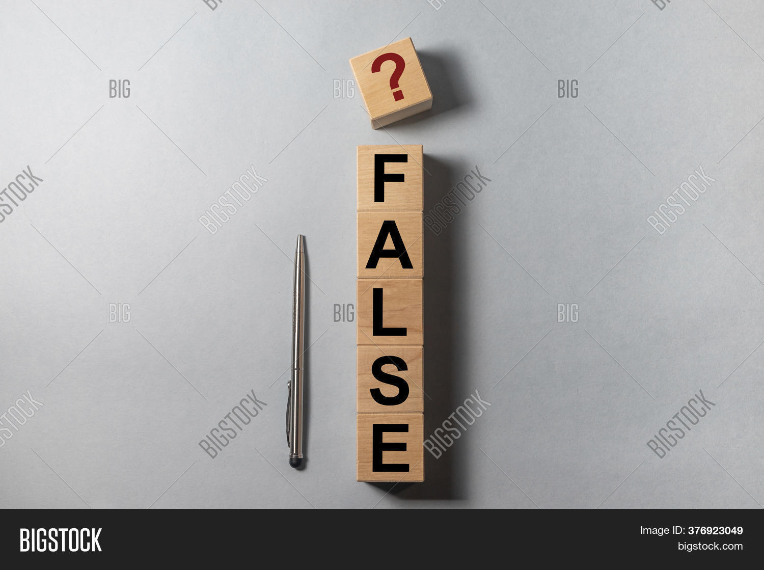 False Word Made Image & Photo (Free Trial) | Bigstock
