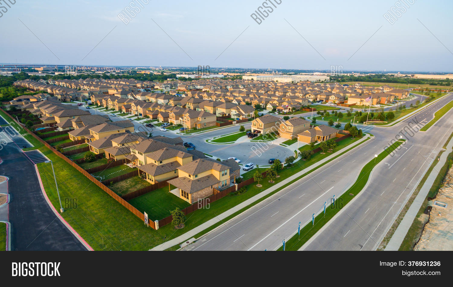 Sunset Over Suburb Image & Photo (Free Trial) | Bigstock