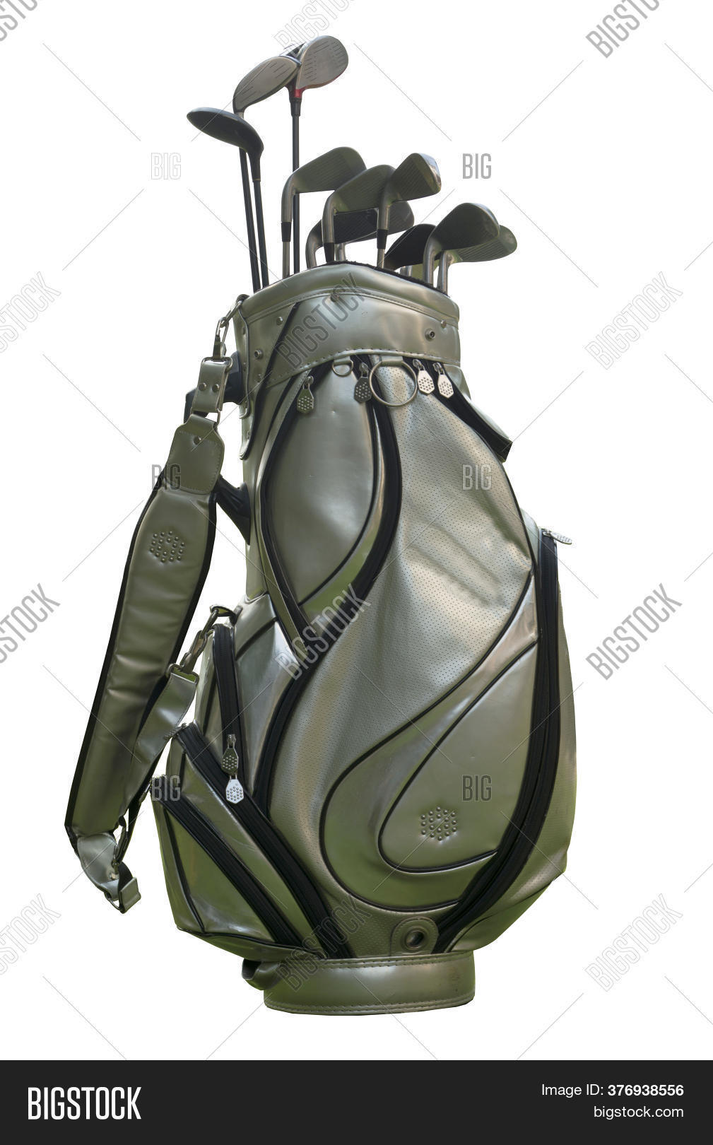Golf Clubs Silver Golf Image & Photo (Free Trial) | Bigstock