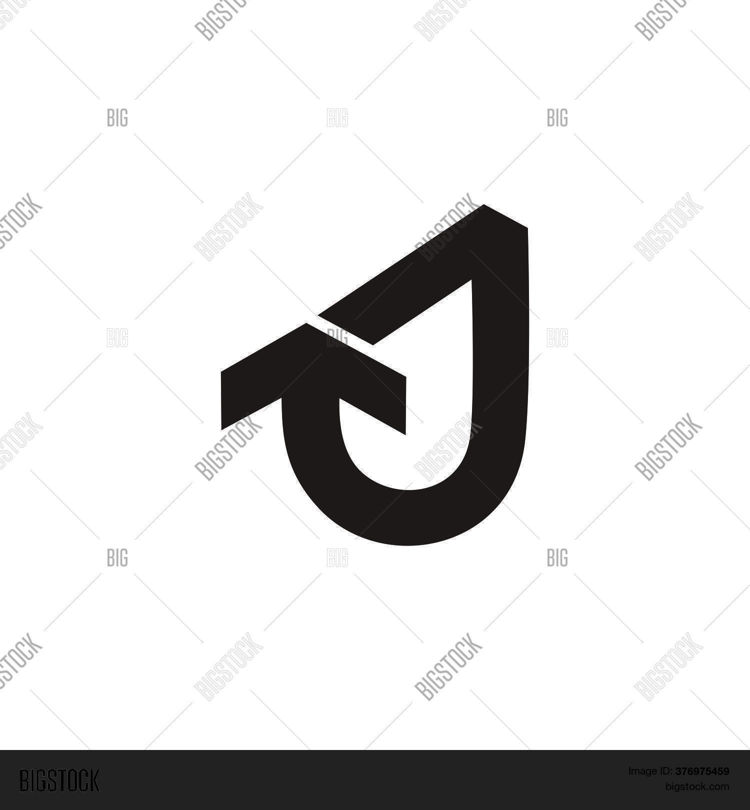 Letter J Arrow Vector & Photo (Free Trial) | Bigstock