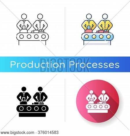 Assembly Icon. Linear Vector & Photo (Free Trial) | Bigstock