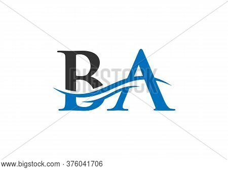 Initial Ba Letter Vector & Photo (Free Trial) | Bigstock