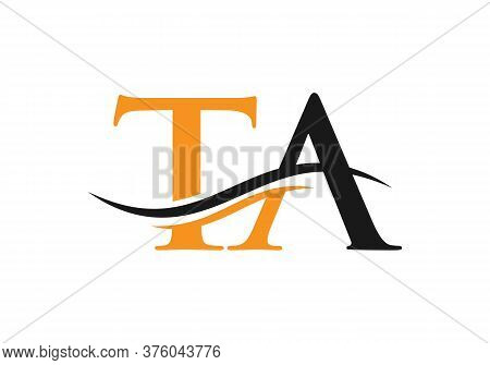 Initial Ta Letter Vector & Photo (Free Trial) | Bigstock