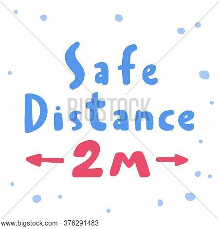 Safe Distance 2 Vector & Photo (Free Trial) | Bigstock