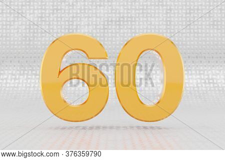 Yellow 3d Number 60. Image & Photo (Free Trial) | Bigstock