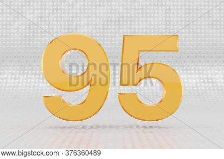 Yellow 3d Number 95. Image & Photo (Free Trial) | Bigstock
