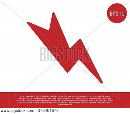 Red Lightning Bolt Vector & Photo (Free Trial) | Bigstock