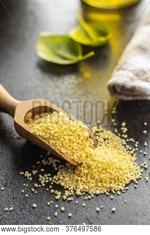 Dry Yellow Couscous Image & Photo (Free Trial) | Bigstock