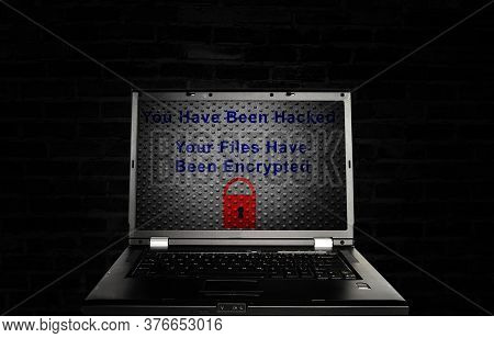 Laptop Hacker Message Image & Photo (Free Trial) | Bigstock