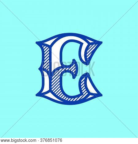 Decorative Vintage E Vector & Photo (Free Trial) | Bigstock