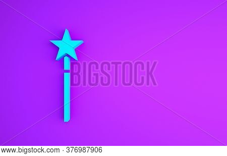 Blue Magic Wand Icon Image & Photo (Free Trial) | Bigstock