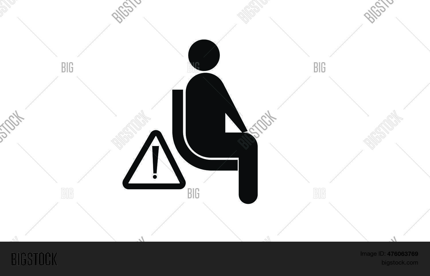 Posters Warning Sit Vector & Photo (Free Trial) | Bigstock