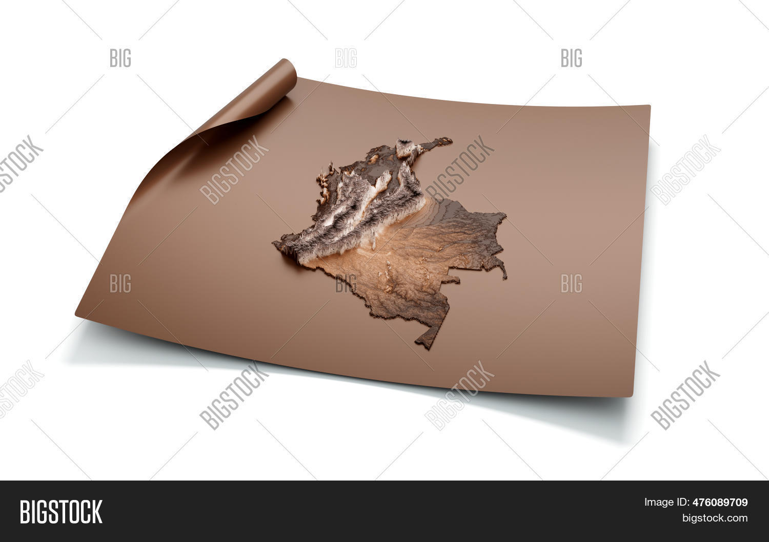 Map Colombia Old Style Image & Photo (Free Trial) | Bigstock