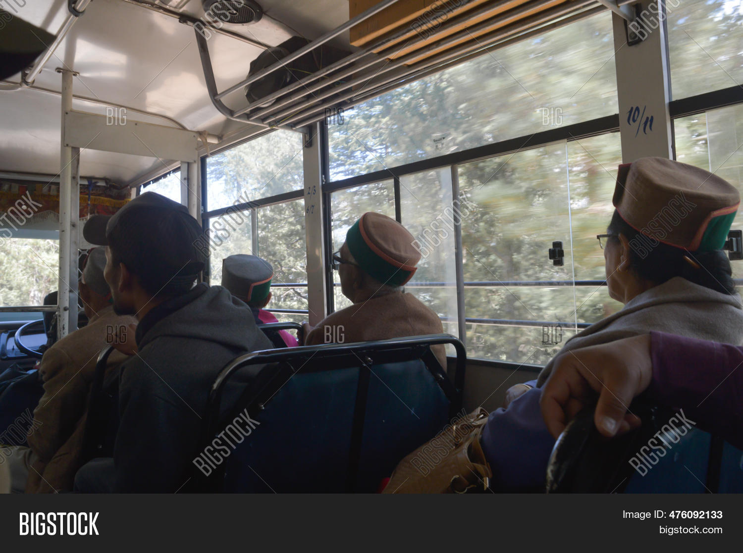 Indian Bus Inside View