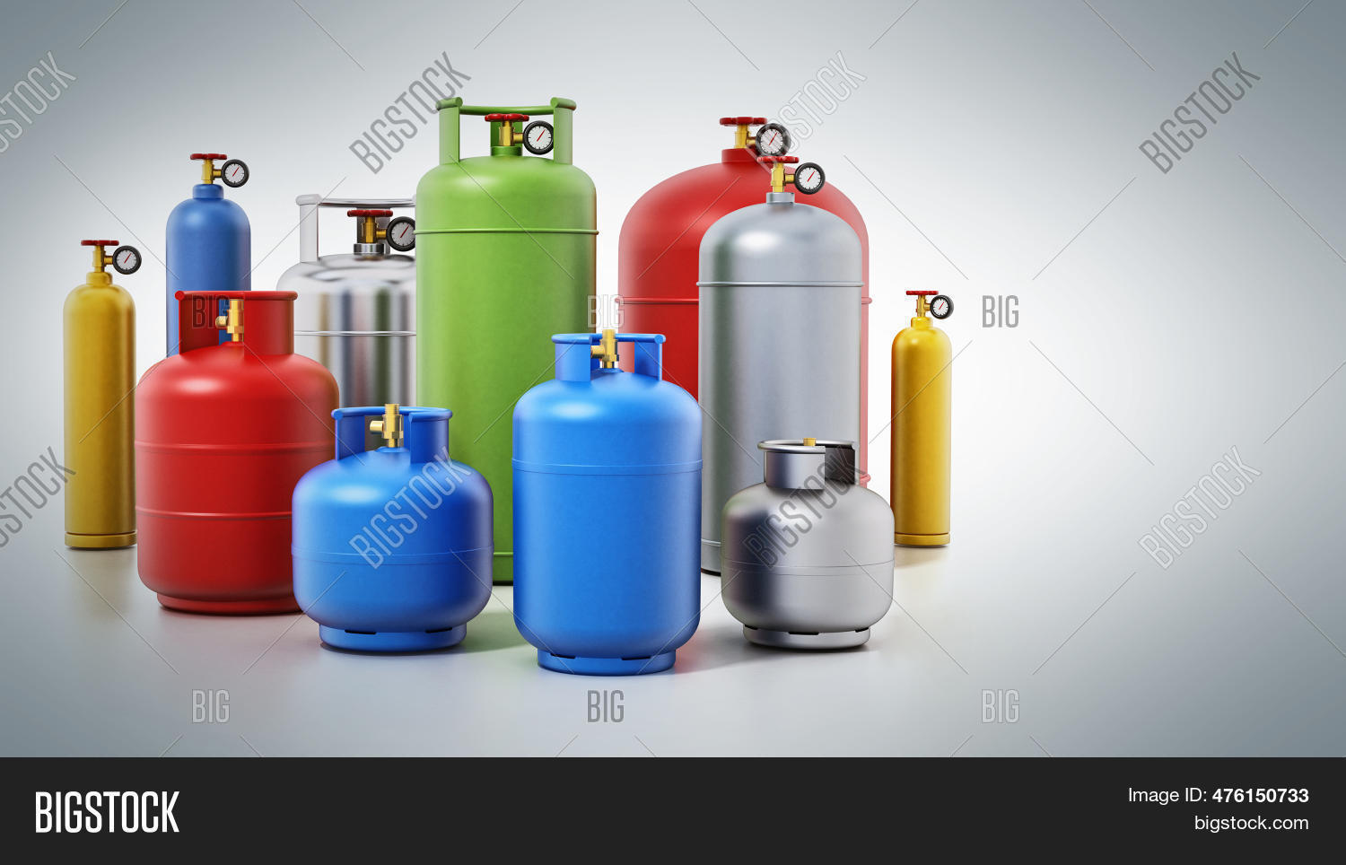 Multi-colored Gas Image & Photo (Free Trial) | Bigstock