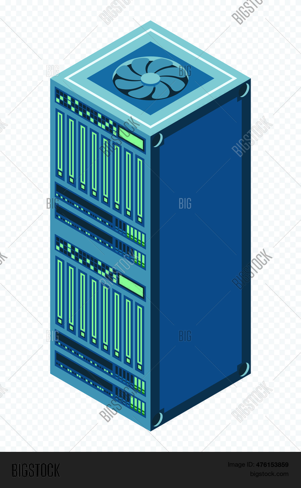 Isometric Server. Vector & Photo (Free Trial) | Bigstock