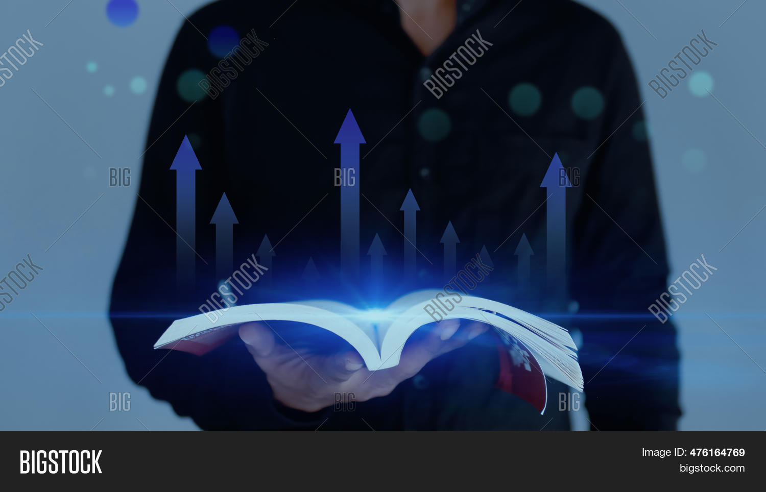 Open Book Arrow Line Image & Photo (Free Trial) | Bigstock