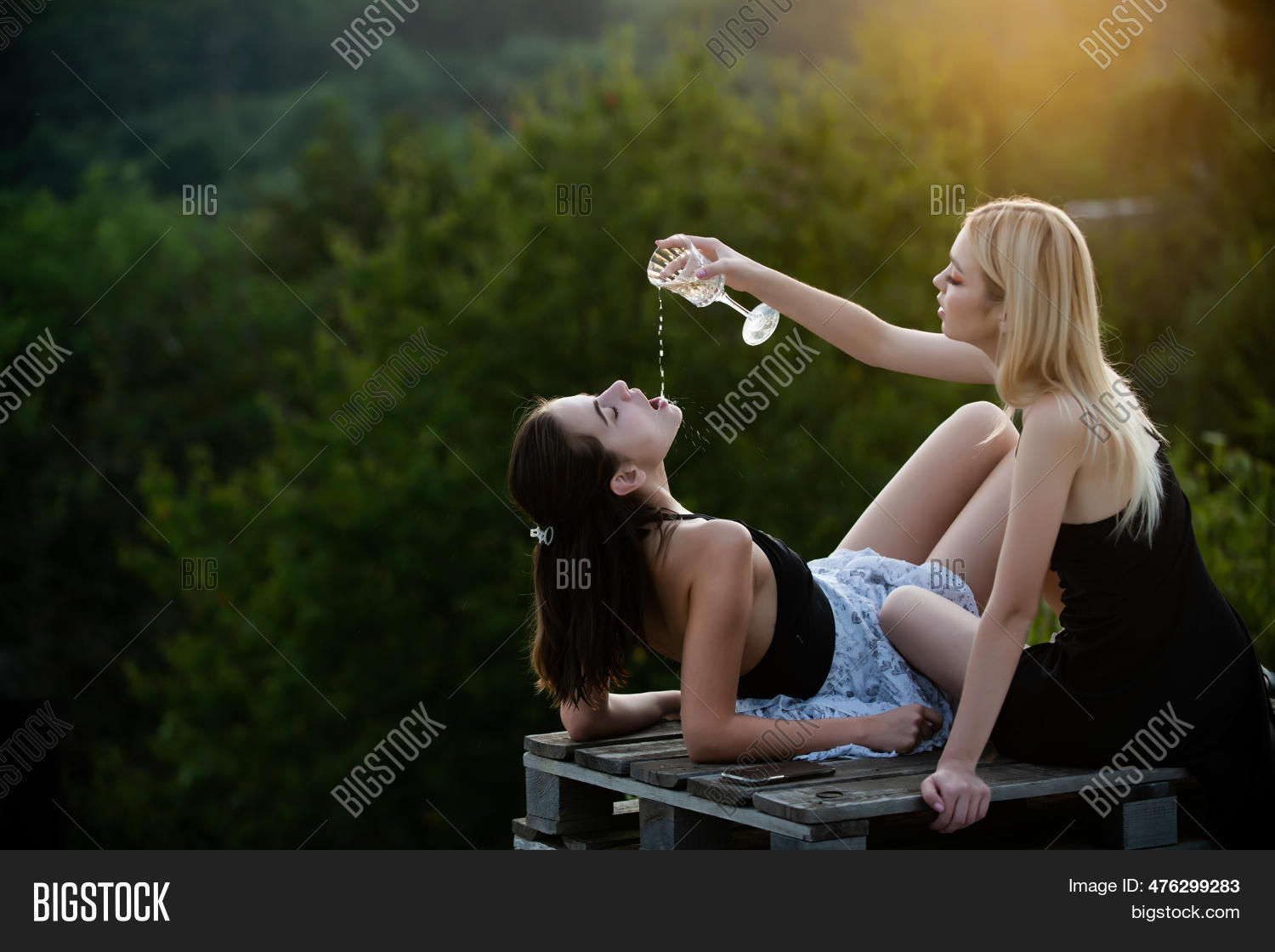 Sexy Woman Pouring Image & Photo (Free Trial) | Bigstock